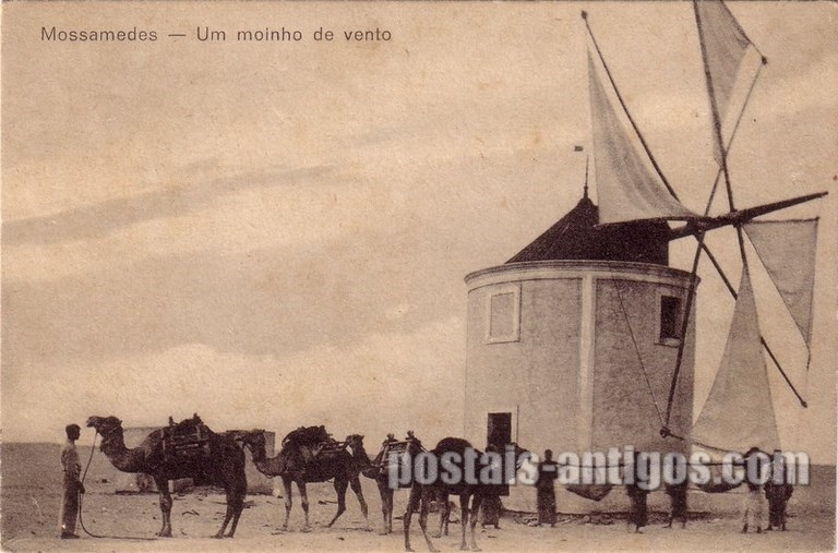 Um moinho de vento, Mossamedes - Moçâmedes - Angola