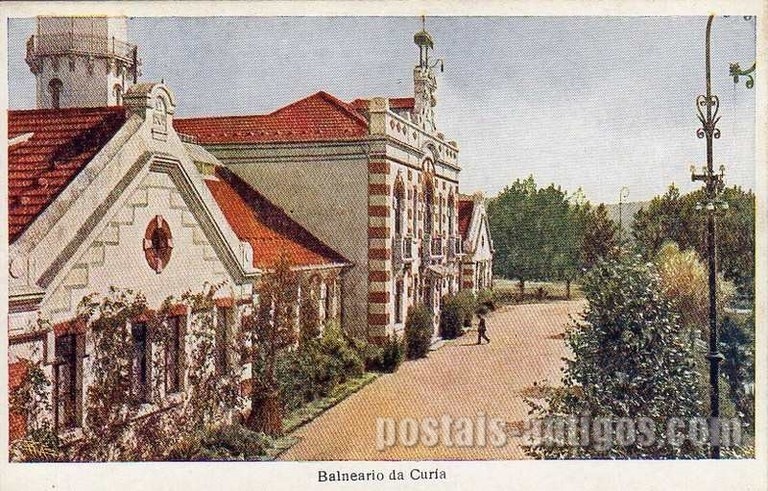 Anadia, Balneario da Curia | Portugal em postais antigos