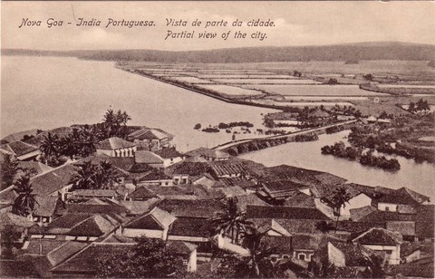 Vista de parte da Cidade - Nova Goa - India Portuguesa